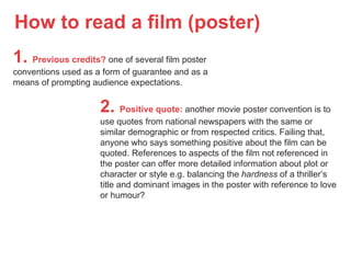 A2 media film poster analysis short version | PPT