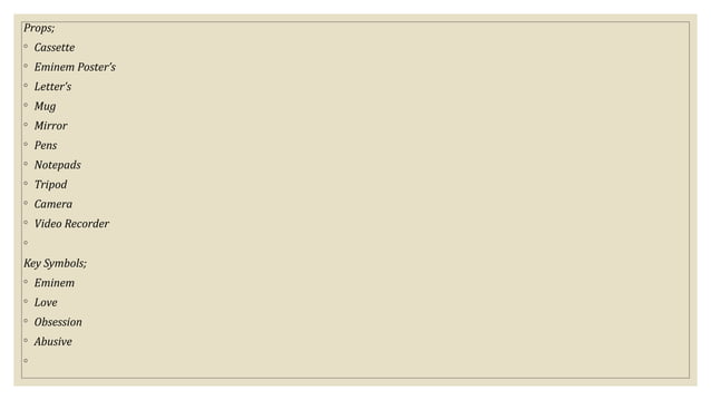 A2 Media Course Work ... | PPT