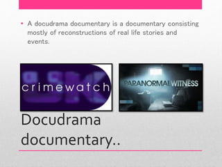 A2 media documentary | PPTX