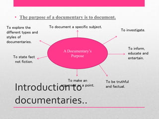 A2 media documentary | PPT