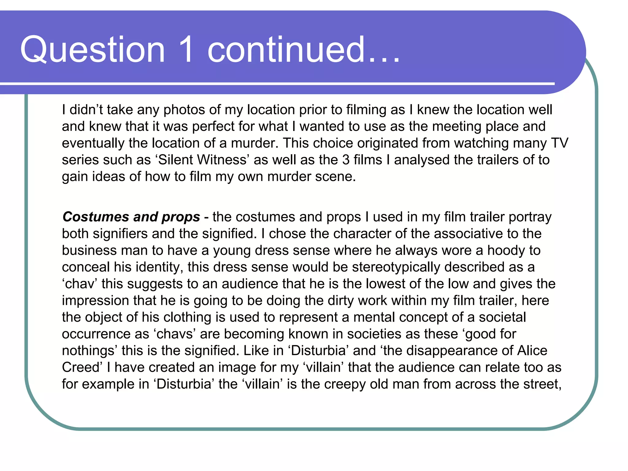 G324 Sophie Bell A2 Media Evaluation | PPT | Video Production | Content Production