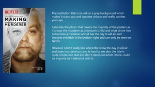 A2 media layout of documentary posters | PPT