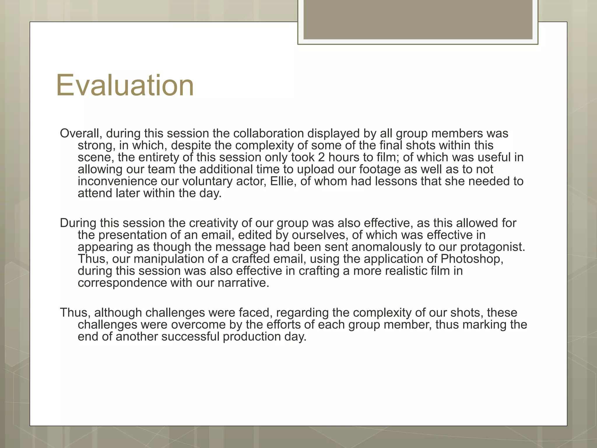 A2 Media Production Diary- Entry 3 | PPT