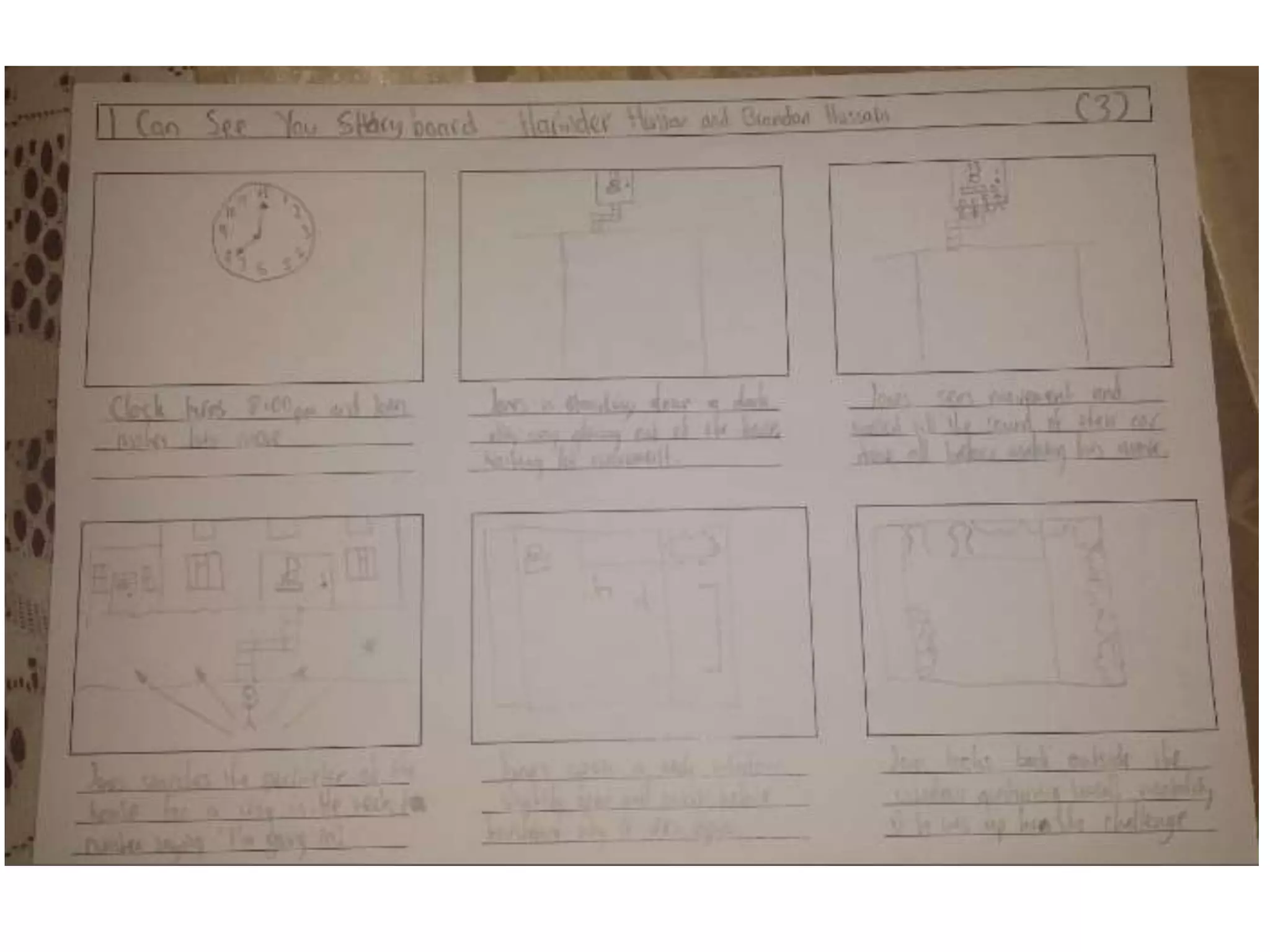 A2 media short film storyboard | PPTX