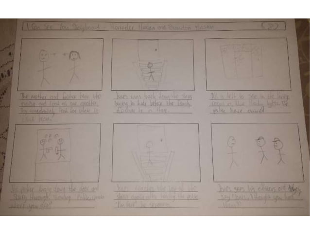 A2 media short film storyboard | PPTX