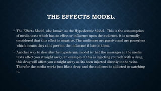 A2 media studies Audience theories | PPTX