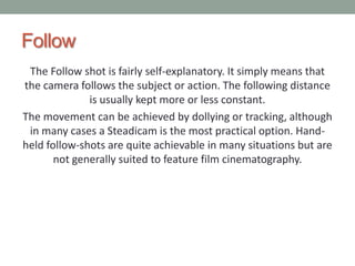 A2 Media Studies - Camera Angles and Movements | PPTX