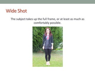 A2 Media Studies - Camera Angles and Movements | PPTX