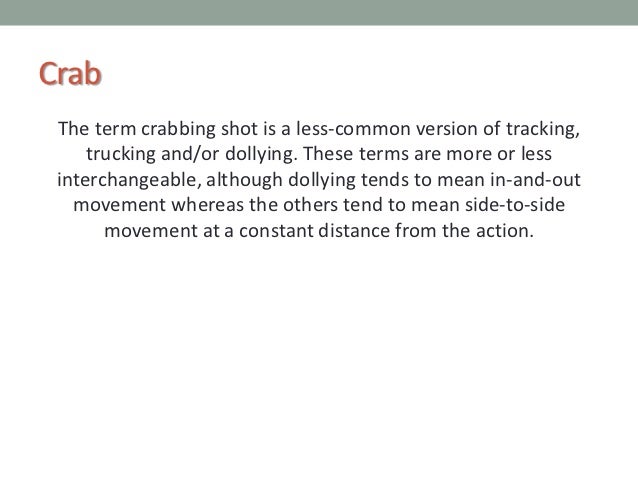 A2 Media Studies - Camera Angles and Movements