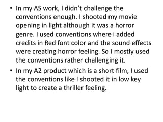 A2 media studies advanced portfolio | PPTX