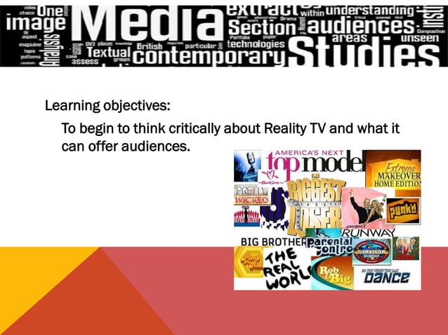 A2 media studies reality tv | PPT