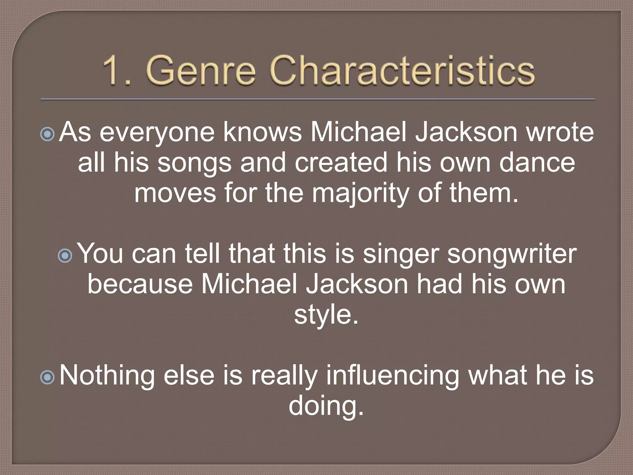 A2 michael jackson | PPTX