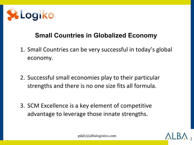 Challenges and Opportunities for Small Countries in A Globalized ...