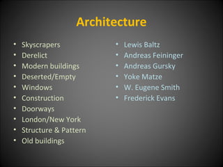 Photography: A2 personal investigation ideas | PPT