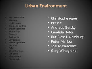 Photography: A2 personal investigation ideas | PPT