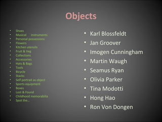 Photography: A2 personal investigation ideas | PPT