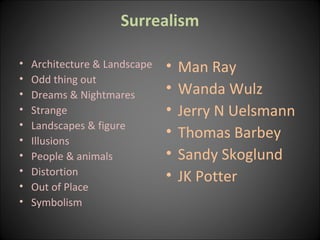 Photography: A2 personal investigation ideas | PPT