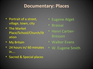 Photography: A2 personal investigation ideas | PPT