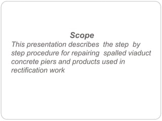 A2 Pier Rectification work.pptx | Civil Engineering Industry | Industries