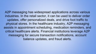 A2P messaging | PPT