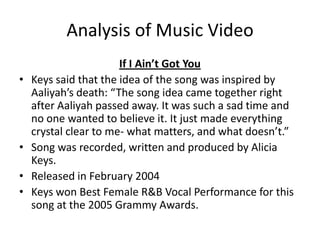 Pop Video Analysis | PPT