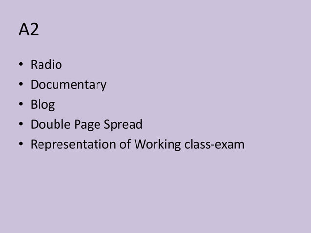 A2 presentation | PPTX