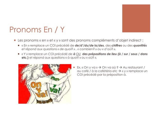A2 Pronoms | PPT
