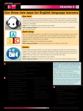 A2 reading 5_complete | PDF