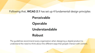 Research at work Design for Accessibility | PPT