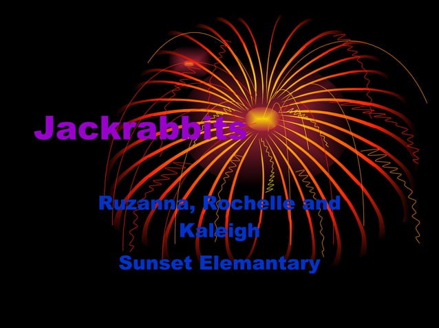 Jackrabbits! | PPT