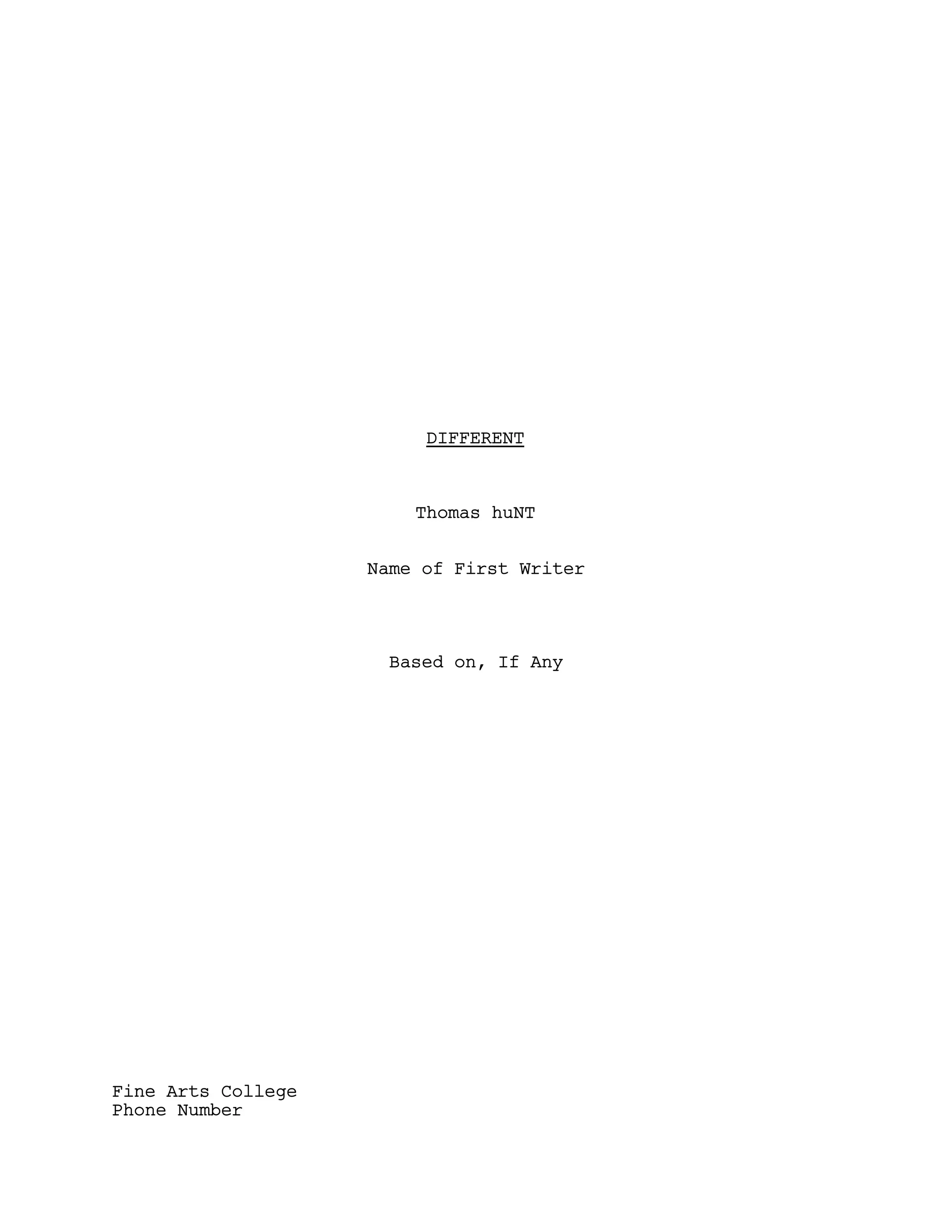 Script Draft 2 | PDF | Screenwriting | Content Production
