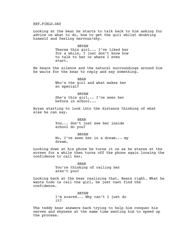 Script Draft 2 | PDF | Screenwriting | Content Production