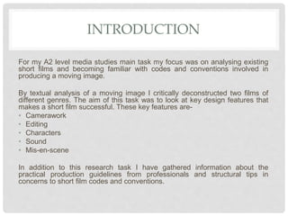 A2 Secondary Film Research | PPTX