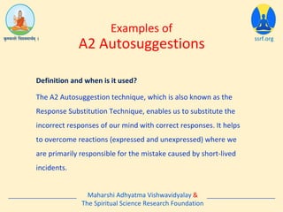 A2 Self Hypnosis Autosuggestions | PDF