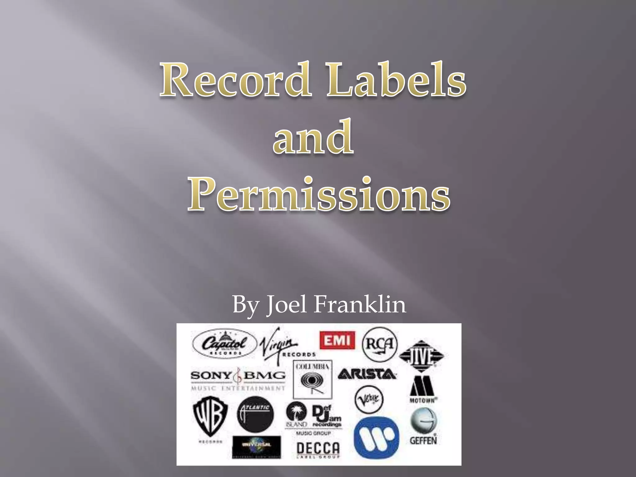 A2 task 5 record labels | PPT
