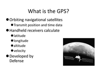 Global positioning system (gps) | PPTX