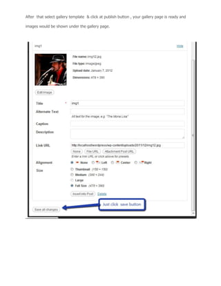 A2WPress Squirrel Theme Documentation | PDF