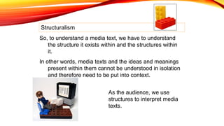 A2 y2 media language theory structuralism binary opposites | PPT