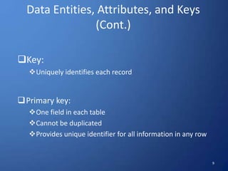 Chapter 5: Database Systems, Data Centers, and Business Intelligence | PPTX