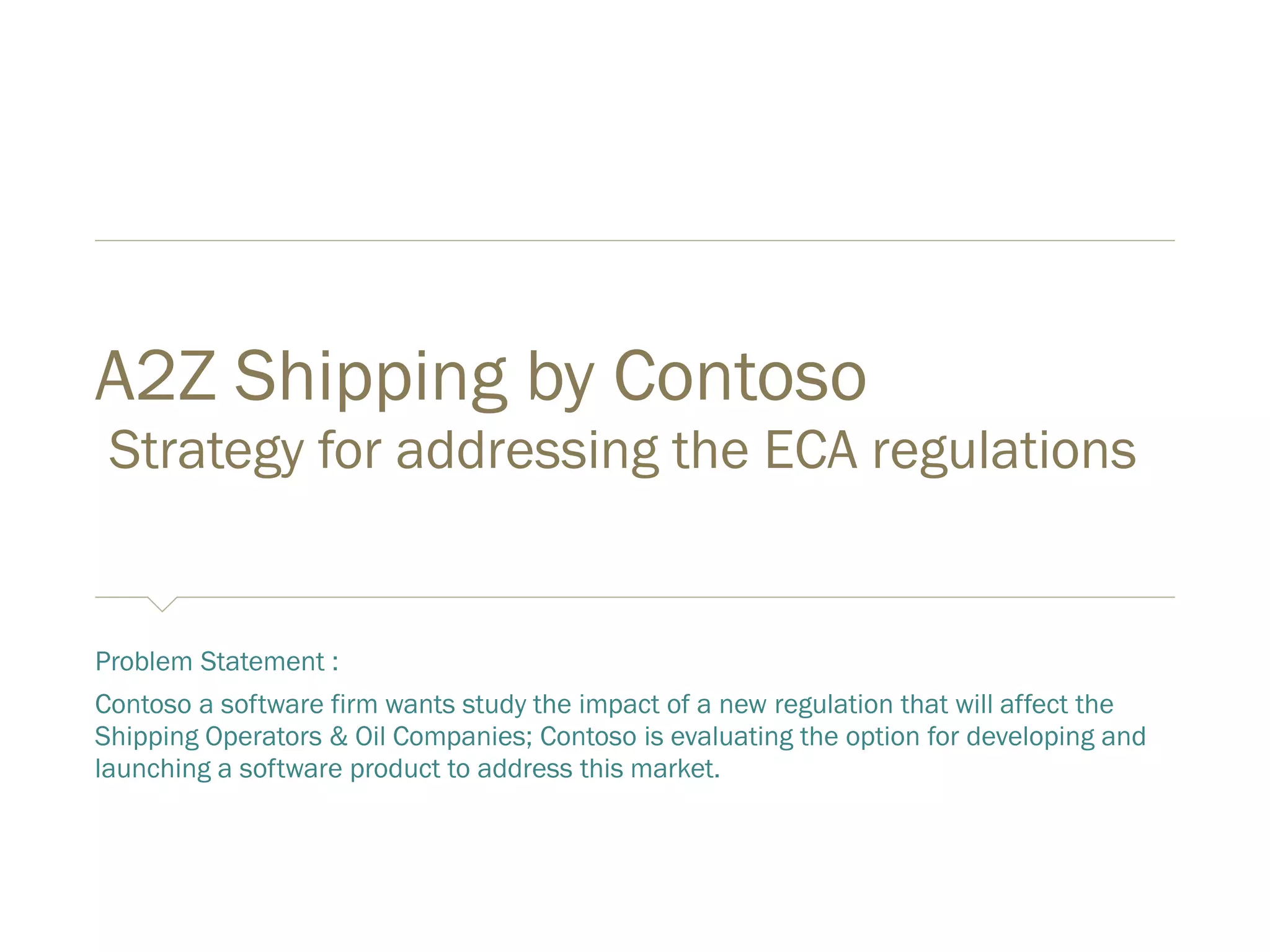 A2Z Shipping by Contoso | PDF