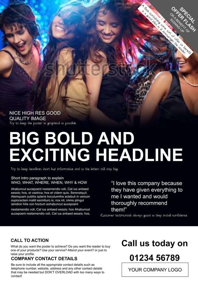 A3 poster Template 4 | PDF