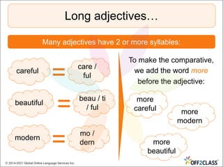 Teaching Comparative Adjectives: An ESL Lesson Plan | PDF