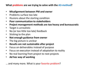 The Basics of the A3-method (a repackaged version of Toyota Kata) | PPTX