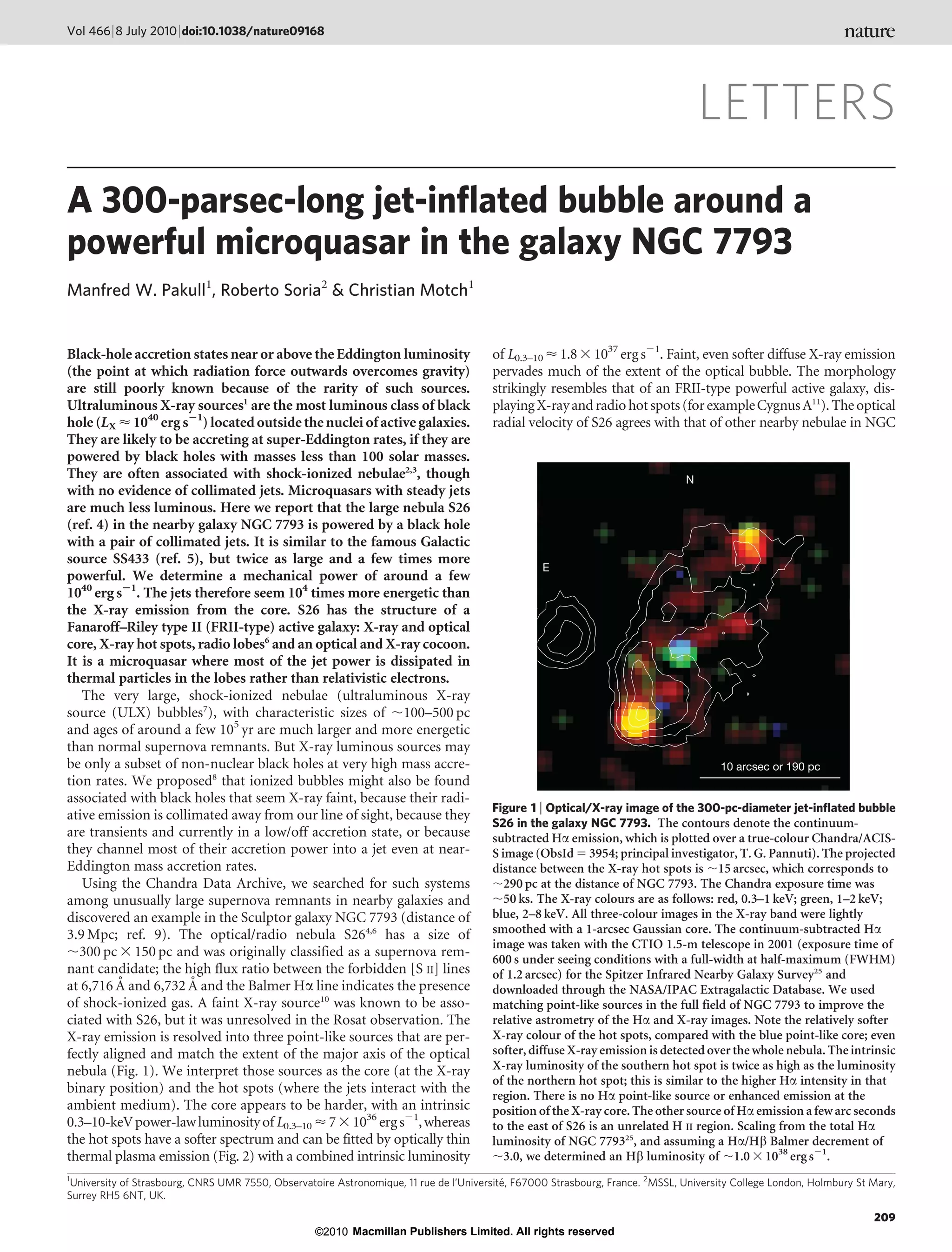 A 300 parsec-long jet-inflated bubble around a powerful microquasar in ...