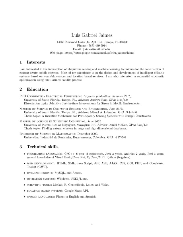 Luis_resume | PDF