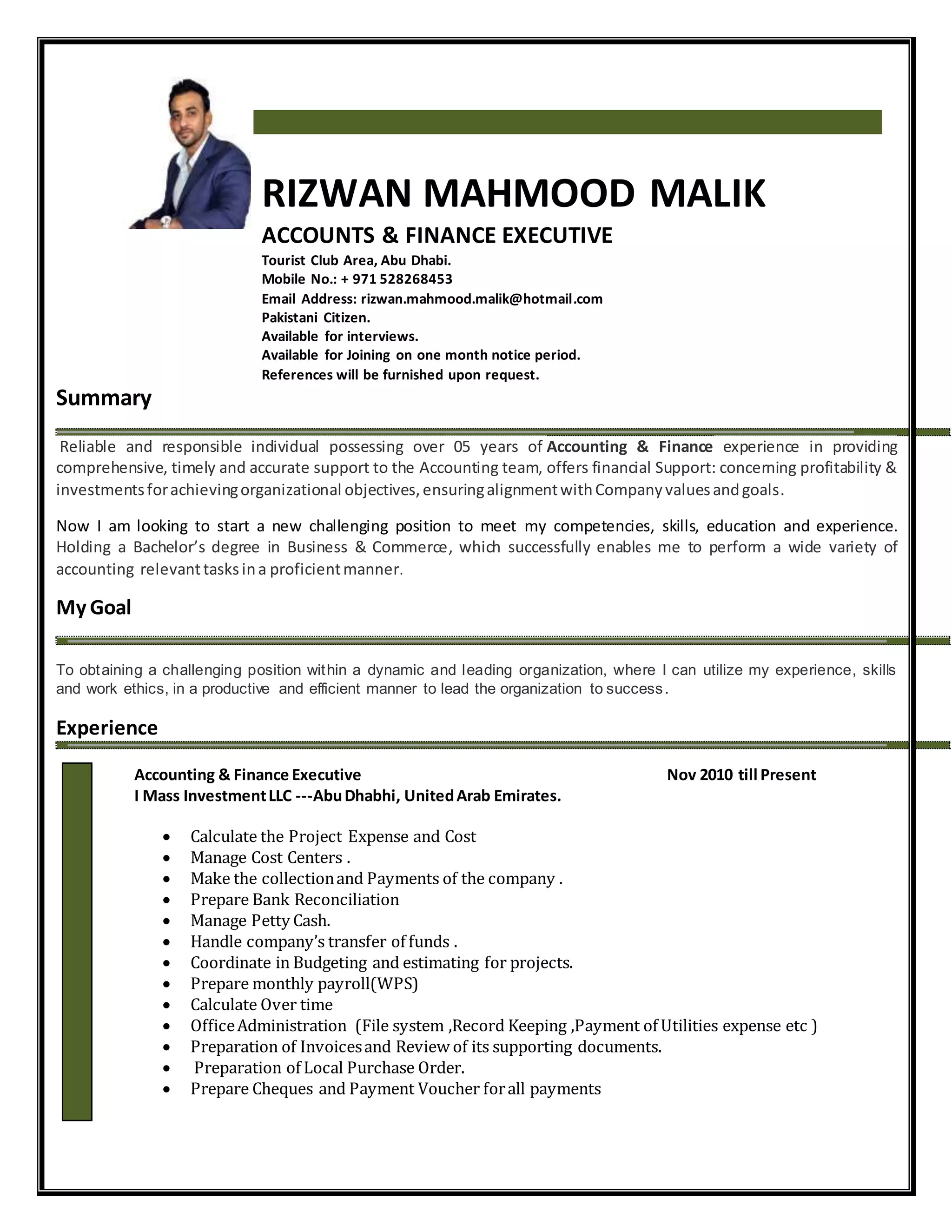 Rizwan CV | DOCX