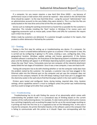 Industrial Report - Ndlovu Kevin Mehluli | PDF | IT and Internet Support | Internet