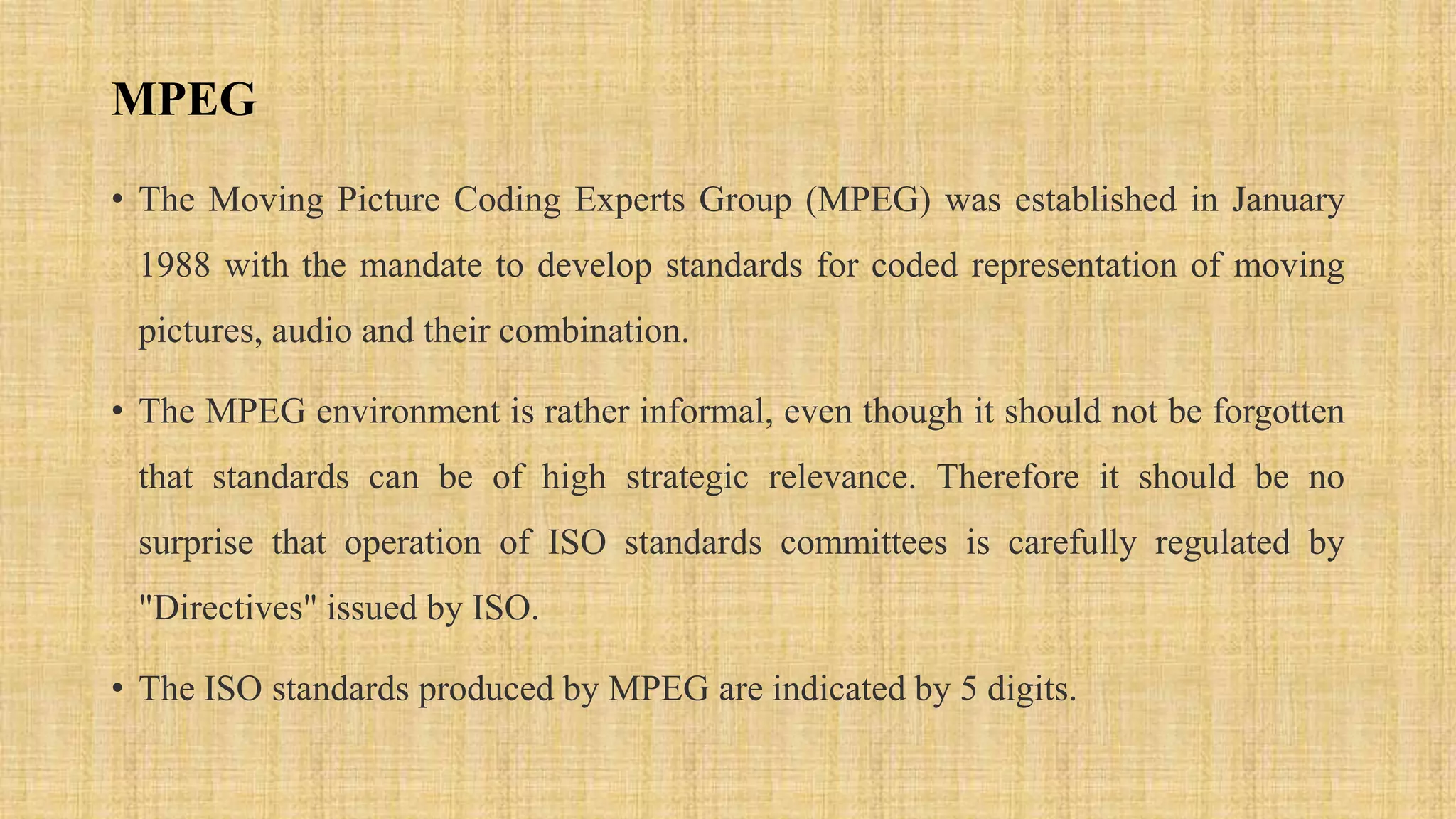 JPEG and MPEG | PPTX