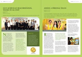 NCCS Salubris Issue 28 P7 | PDF | Cancer | Diseases and Conditions