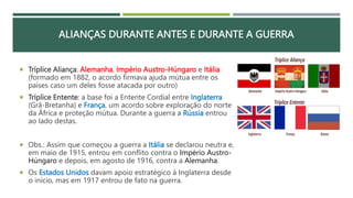 Primeira Guerra Mundial | PPTX